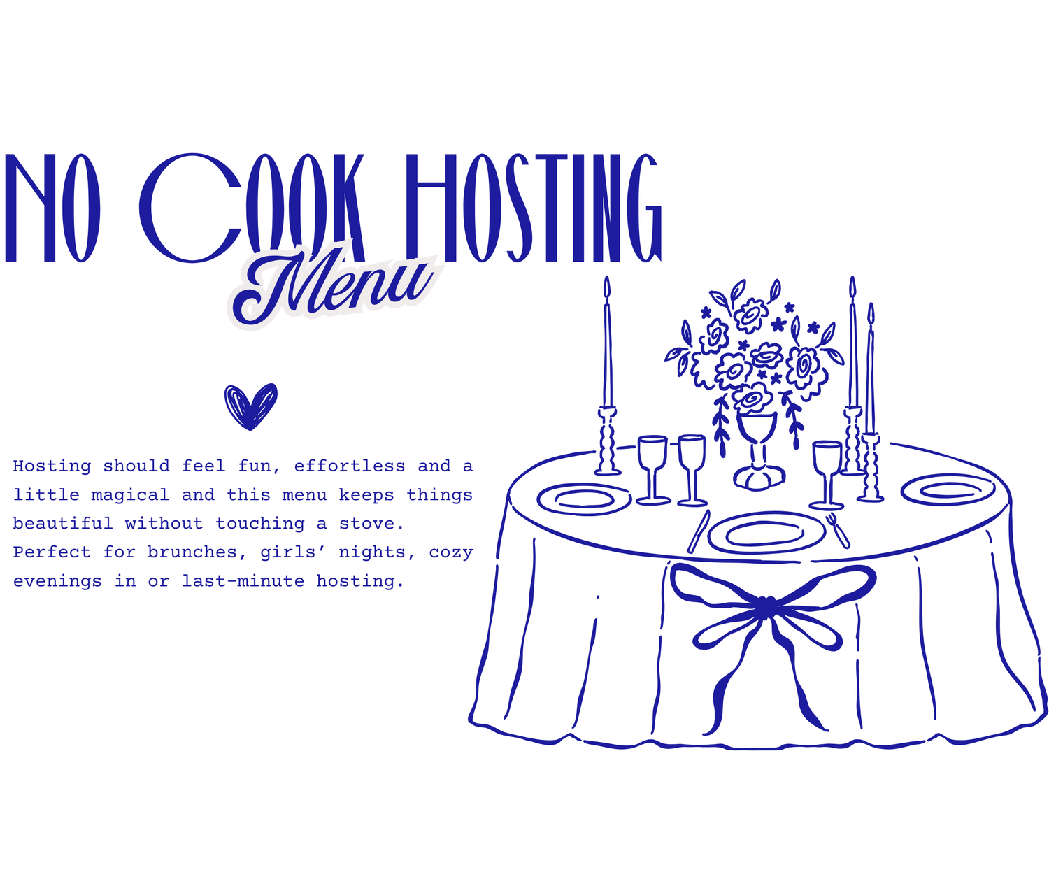 The No-Cook Hosting Menu – FYNDS